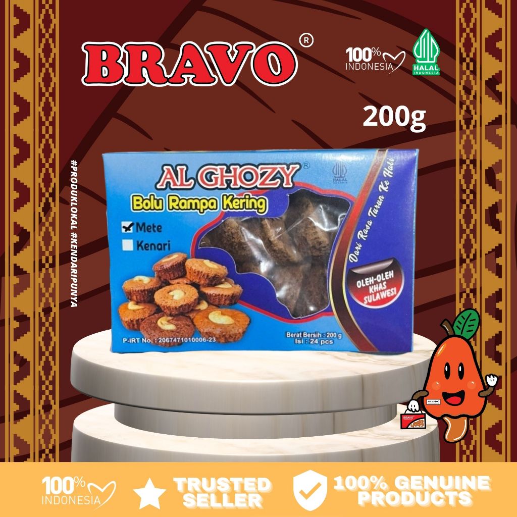 Jual BOLU RAMPA KERING (AL GHOZY) 200gr | Shopee Indonesia