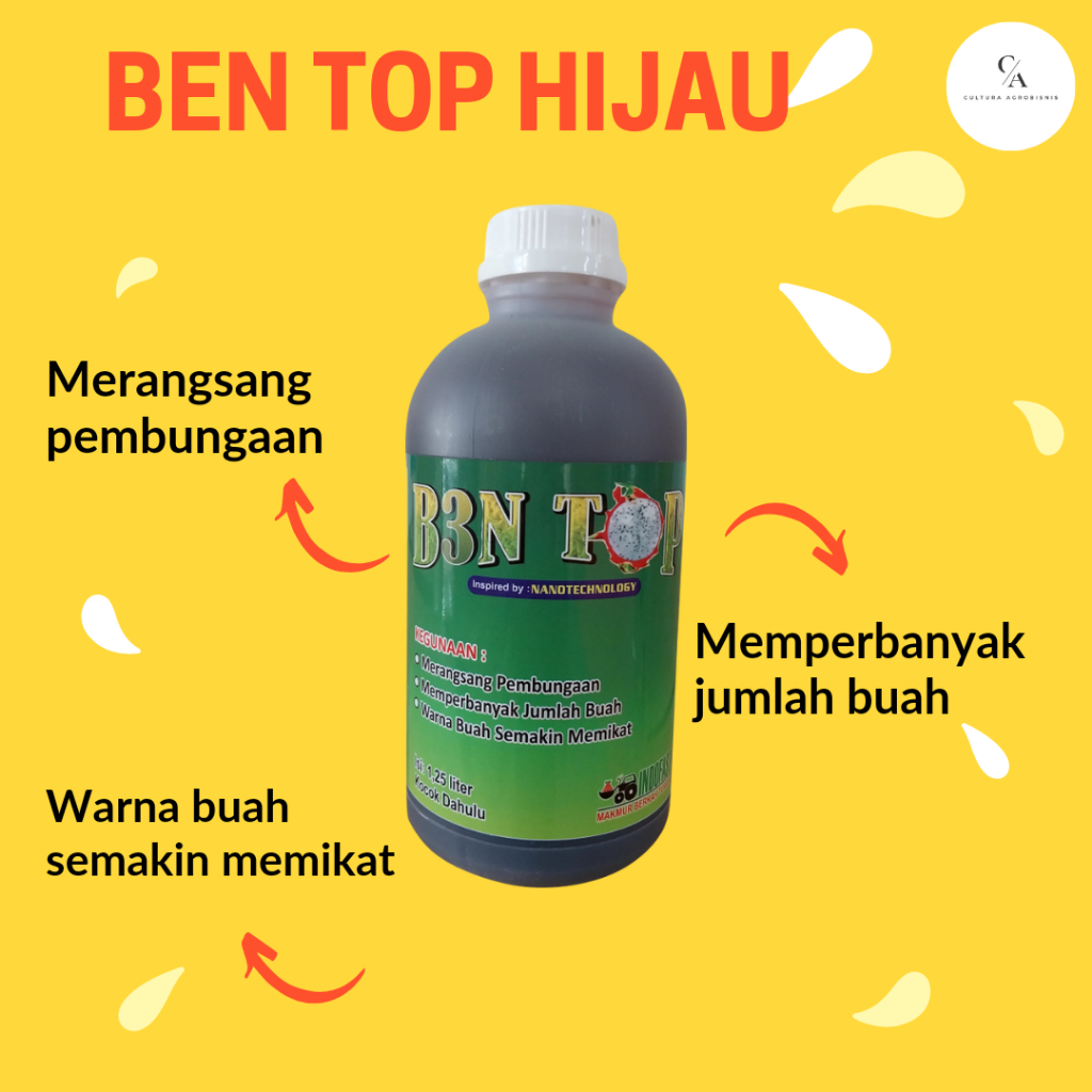 Jual BENTOP HIJAU ~ ZPT Merangsang Pembungaan, Memperbanyak Jumlah Buah ...