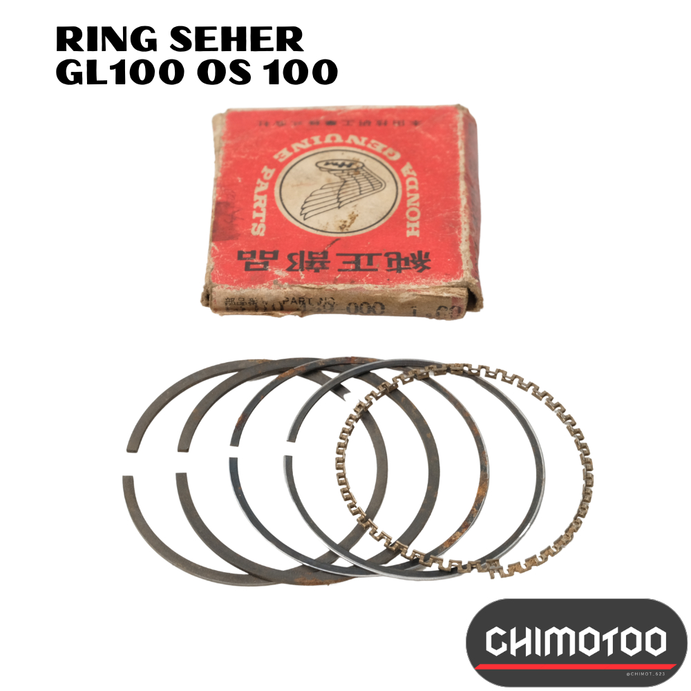 Jual Ring Seher Piston Honda Gl100 Gl 100 Os Oversize Ukuran 100 ...
