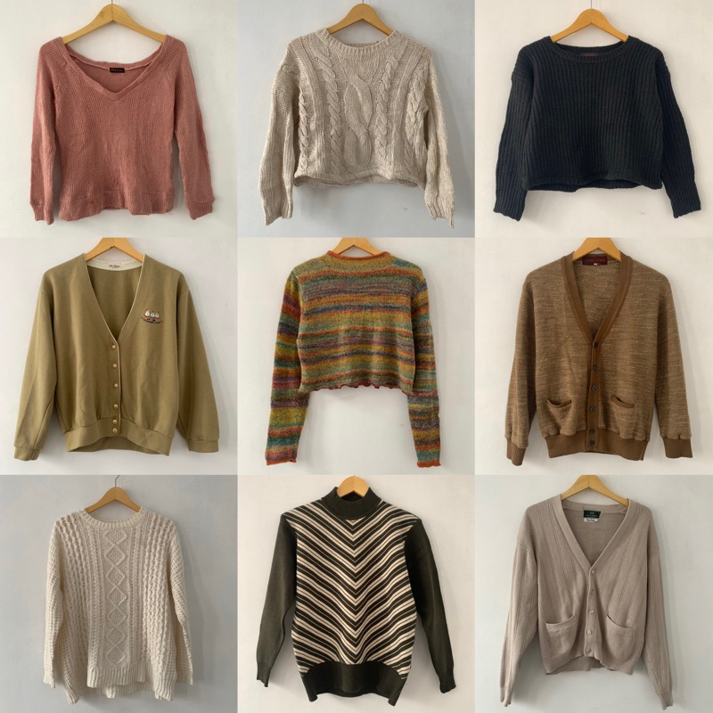 Jual CARDIGAN/SWEATER RAJUT | Shopee Indonesia