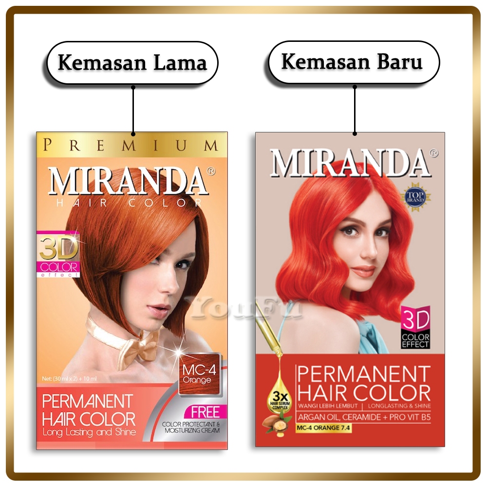 Jual Miranda Hair Color Premium 30ml (Kemasan Baru) | Shopee Indonesia