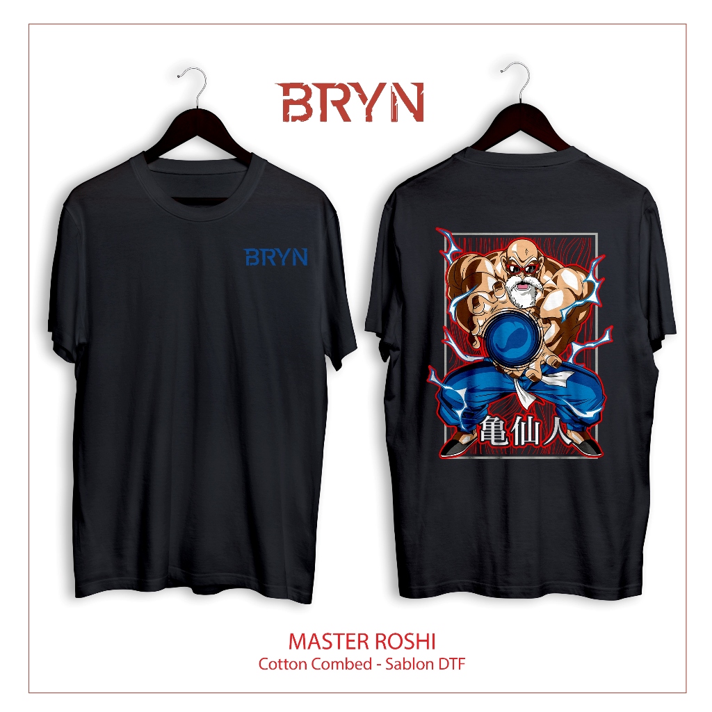 Jual BARYON Baju DRAGON BALL MASTER ROSHI / Kaos Anime Distro Cotton ...