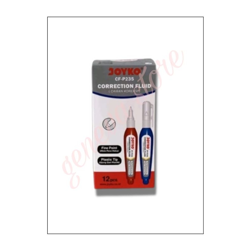 Jual TIPE-X CAIR CORRECTION TAPE JOYKO CF-P235 1PACK(isi12) | Shopee ...