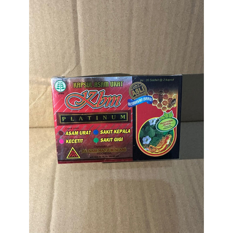 Jual KBM MERAH ORIGINAL KAPSUL (ASAM URAT) | Shopee Indonesia