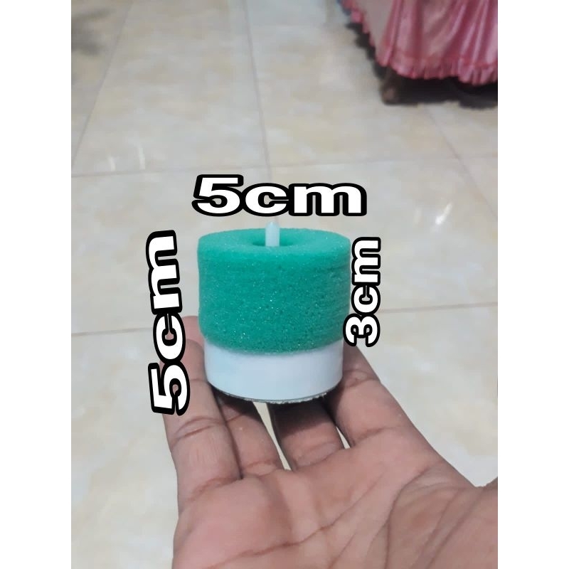 Jual biofoam tinggi 5cm ukuran busa diameter 5cmx3cm tinggal sambung ...