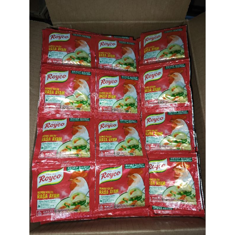 Jual Royco Ayam & Sapi 8gr (3 renceng isi 36pcs) | Shopee Indonesia