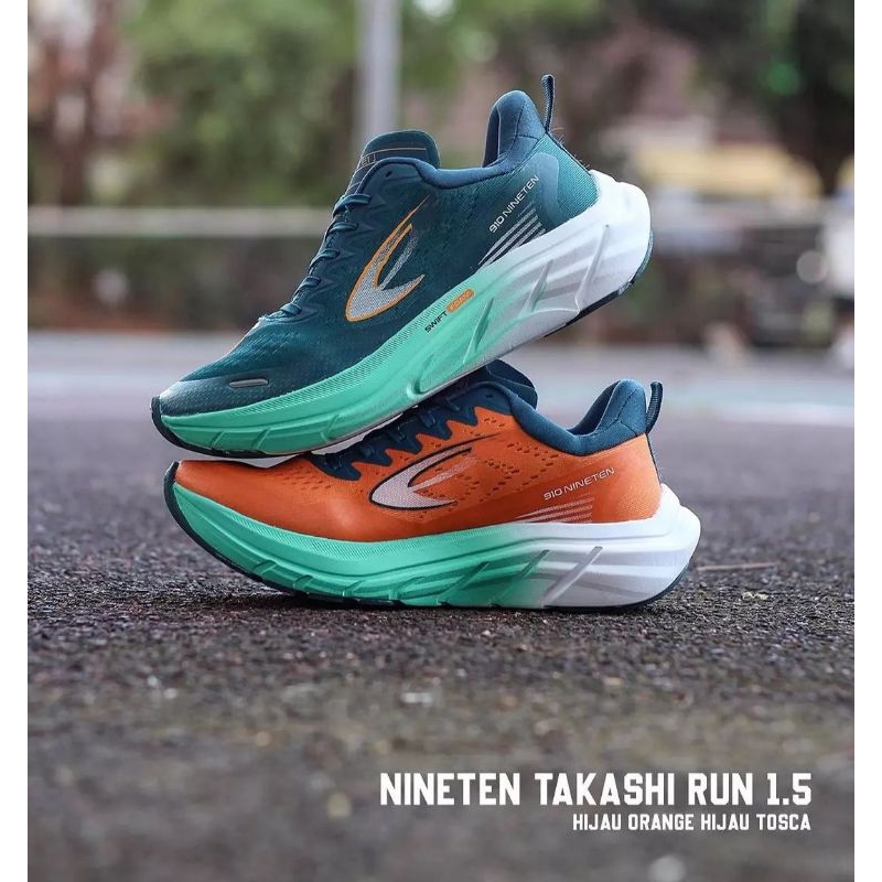 Jual Sepatu Lari / Running 910 NINETEN Original TAKASHI RUN 1.5 - HIJAU ...