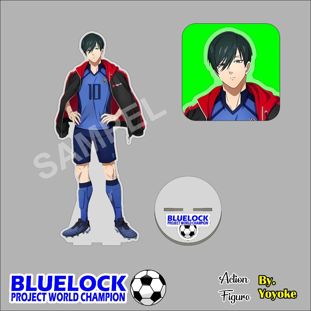 Jual Standee Anime Blue Lock | Standee Akrilik Blue Lock | Action ...