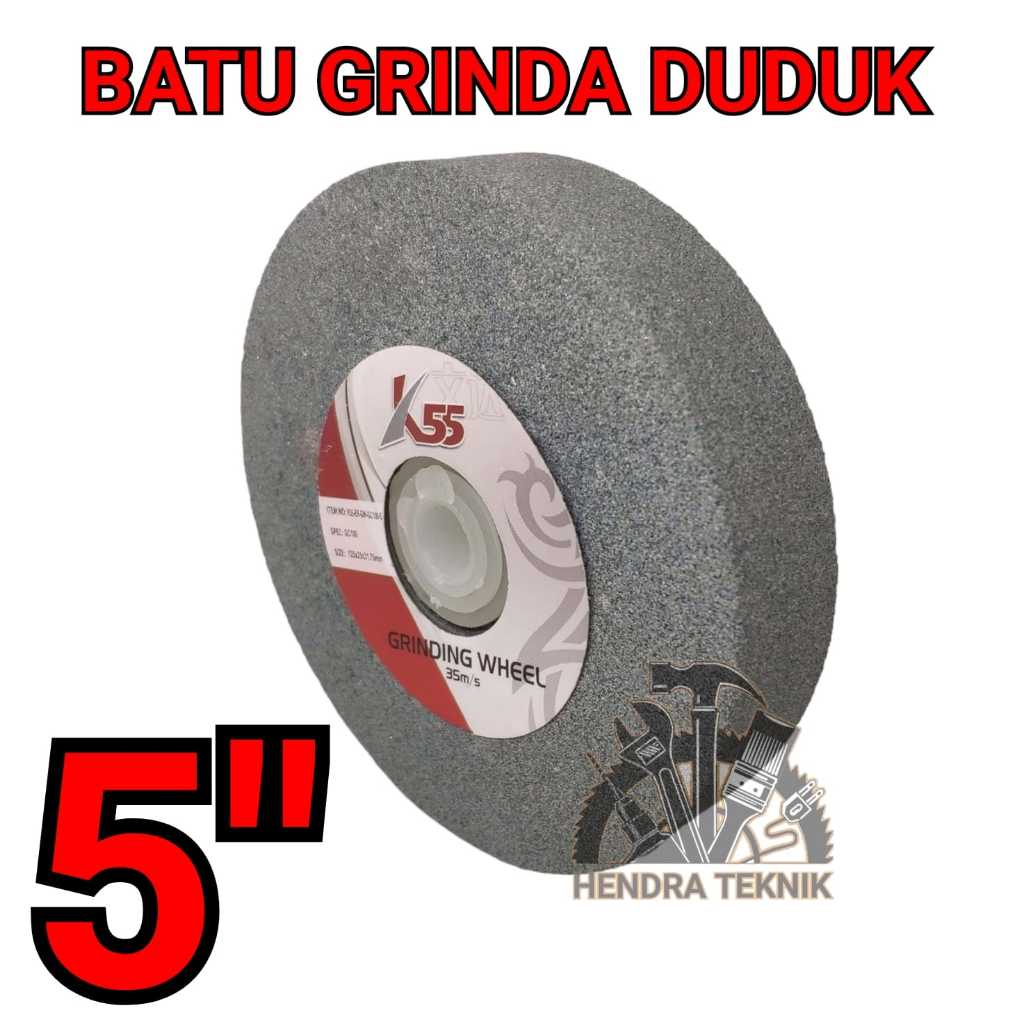 Jual BATU GRINDA DUDUK 5" BATU GURINDA RODA 5 INCI BATU ASAH MESIN ...