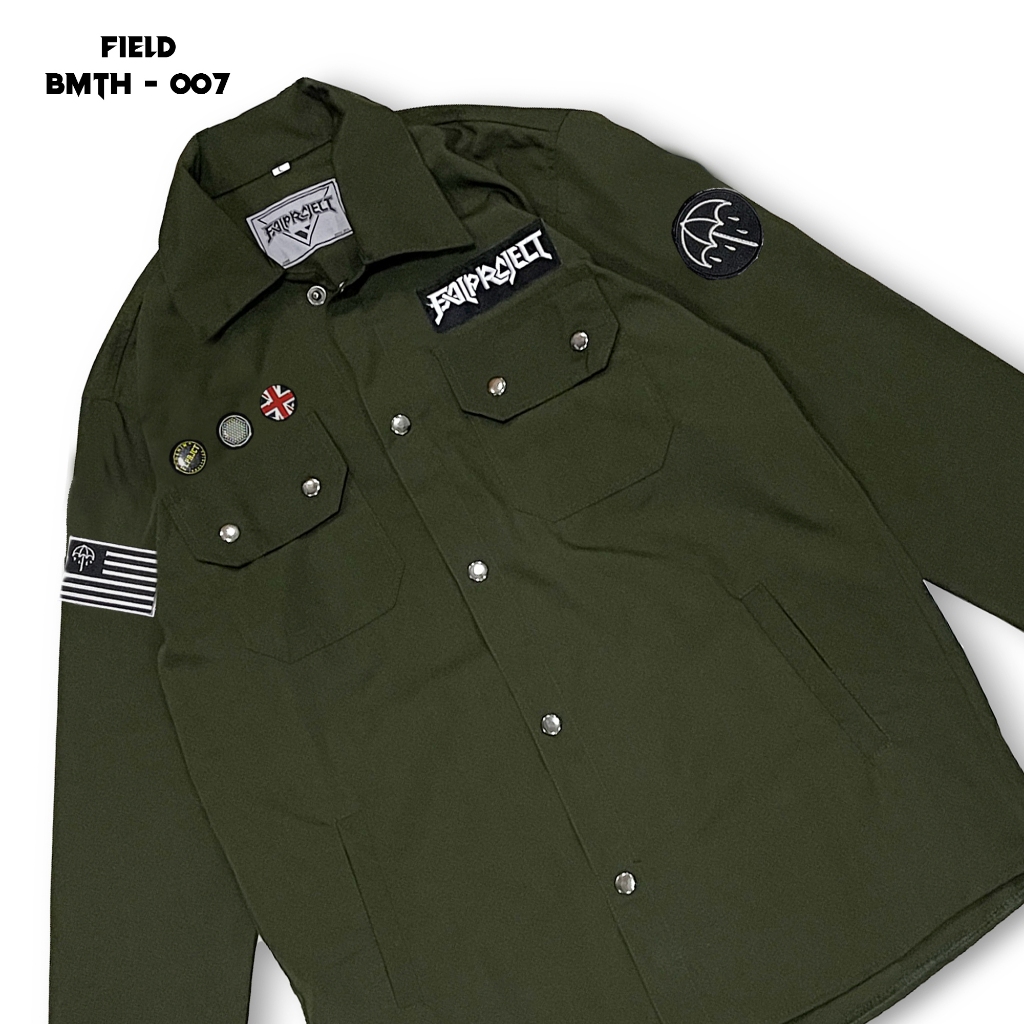 Jual DISKON PRODUK TERBATAS FIELD JAKET SEMI PARKA FULL PATCH ORIGINAL ...