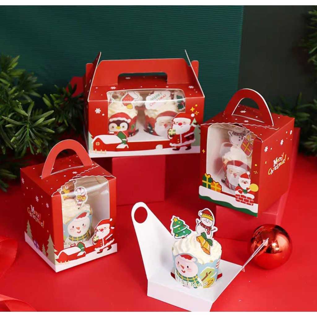 Jual Paperbox Cupcake / Box Cupcake Ivory Lubang / dus cupcake / box ...