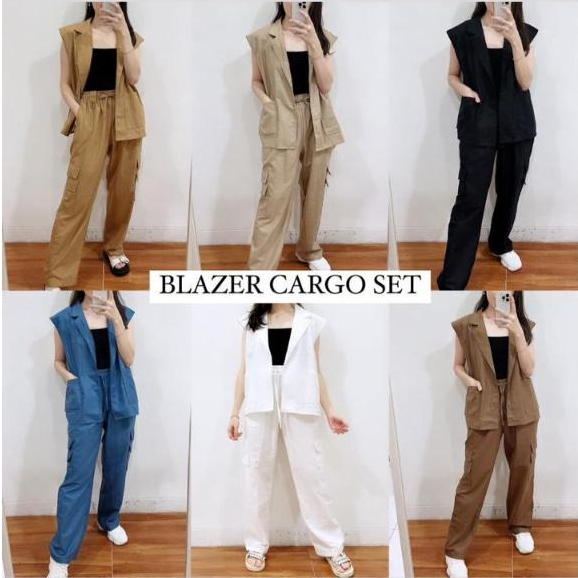 Jual BLAZER CARGO SET | Shopee Indonesia