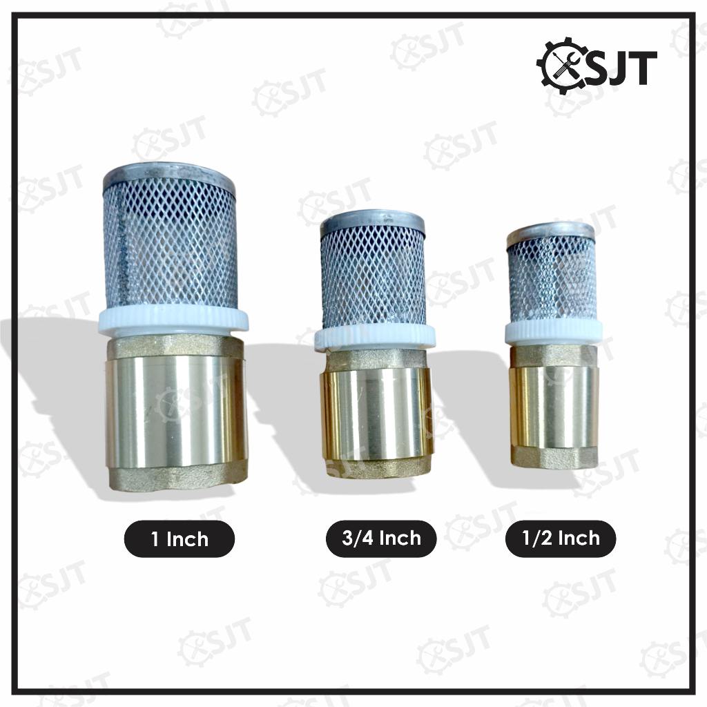 Jual Foot Klep Kuningan 1/2 " 3/4" 1" inch Foot Valve Tusen Klep ...