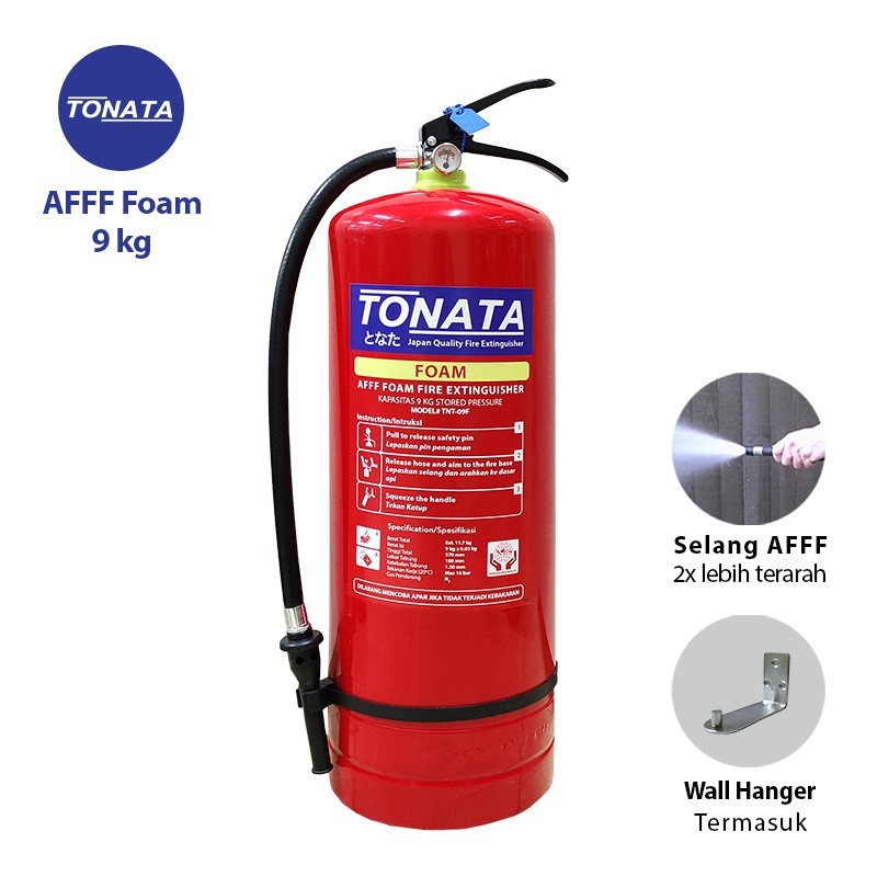 Jual APAR AFFF Foam 9 Kg Tonata / Set Komplit | Shopee Indonesia