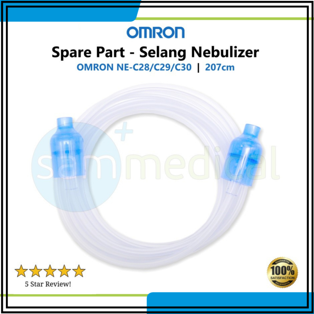 Jual Omron Spare Part Selang Nebulizer / Air Tube Nebulizer (NE C28/C29 ...