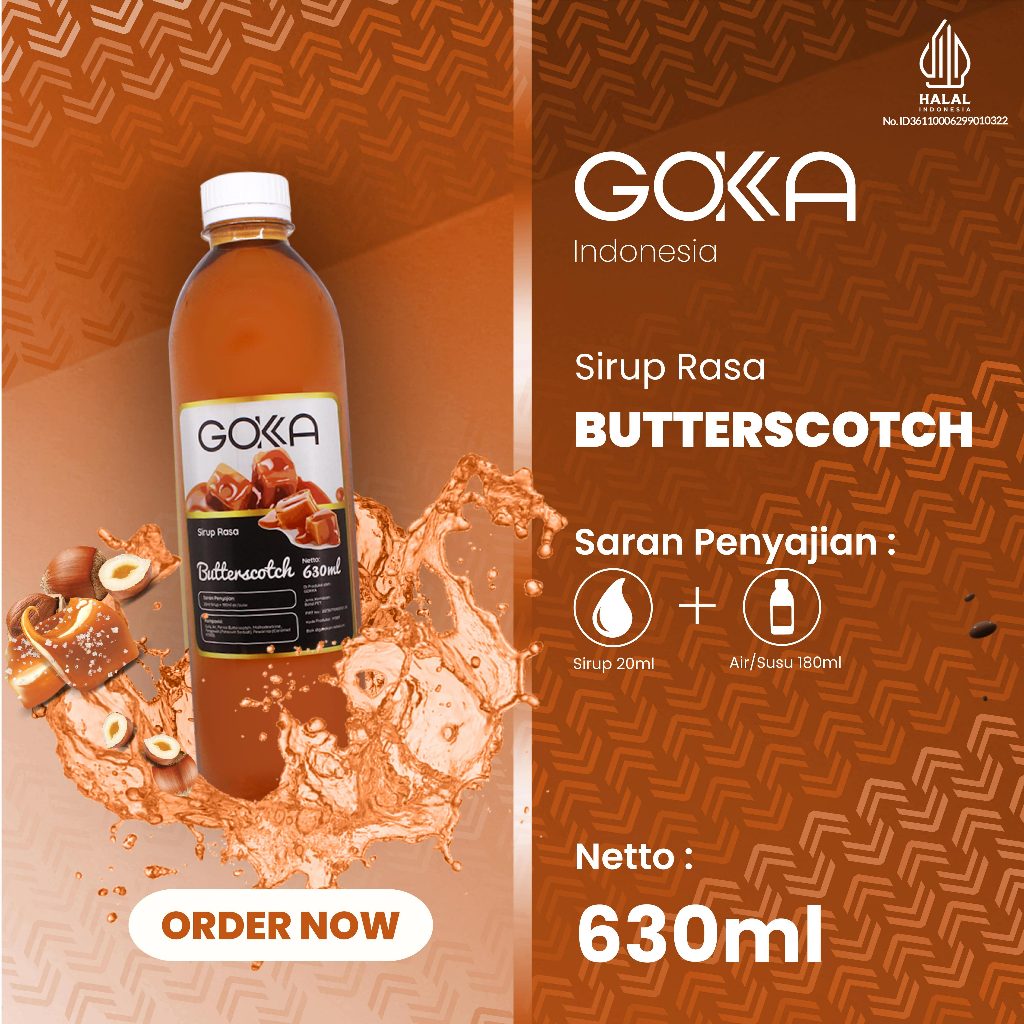 Jual (Pilihan Varian Rasa A) Sirup Gokka 630ml / Gokka Syrup | Shopee ...