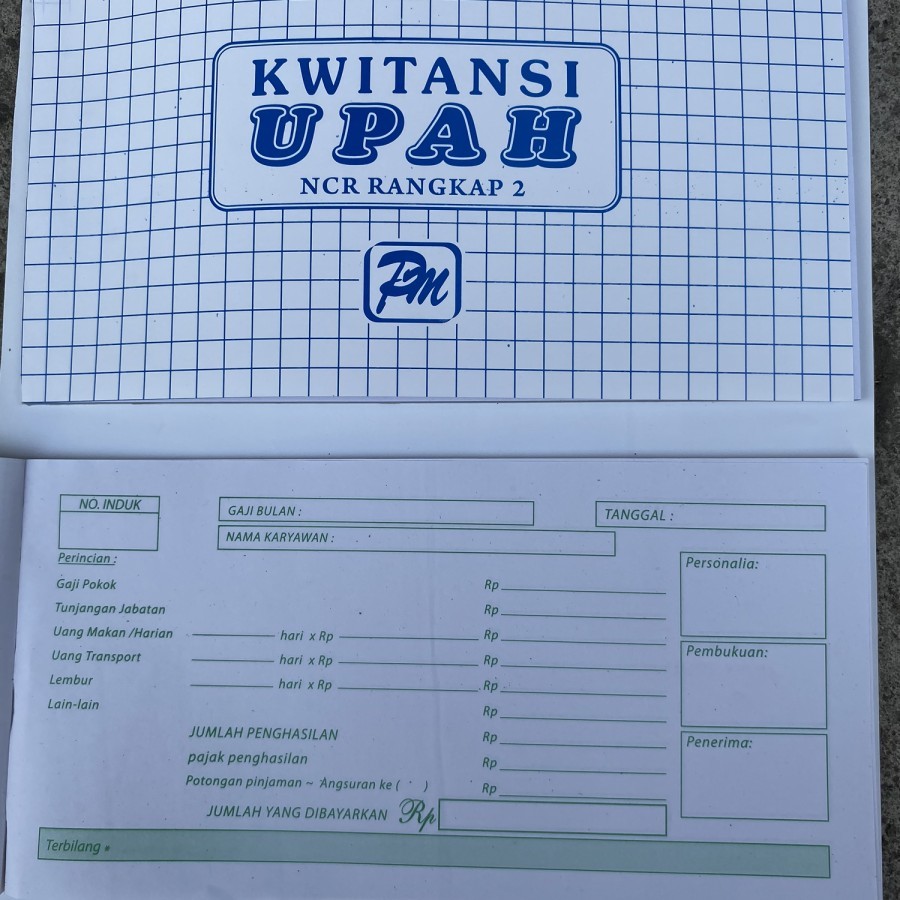 Jual Kwitansi Upah 2 ply | Shopee Indonesia
