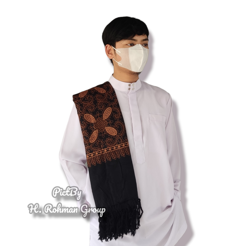 Jual Sorban Khasmiri Terompa Nabi / Sorban Habaib / Aridha Motif Logo ...