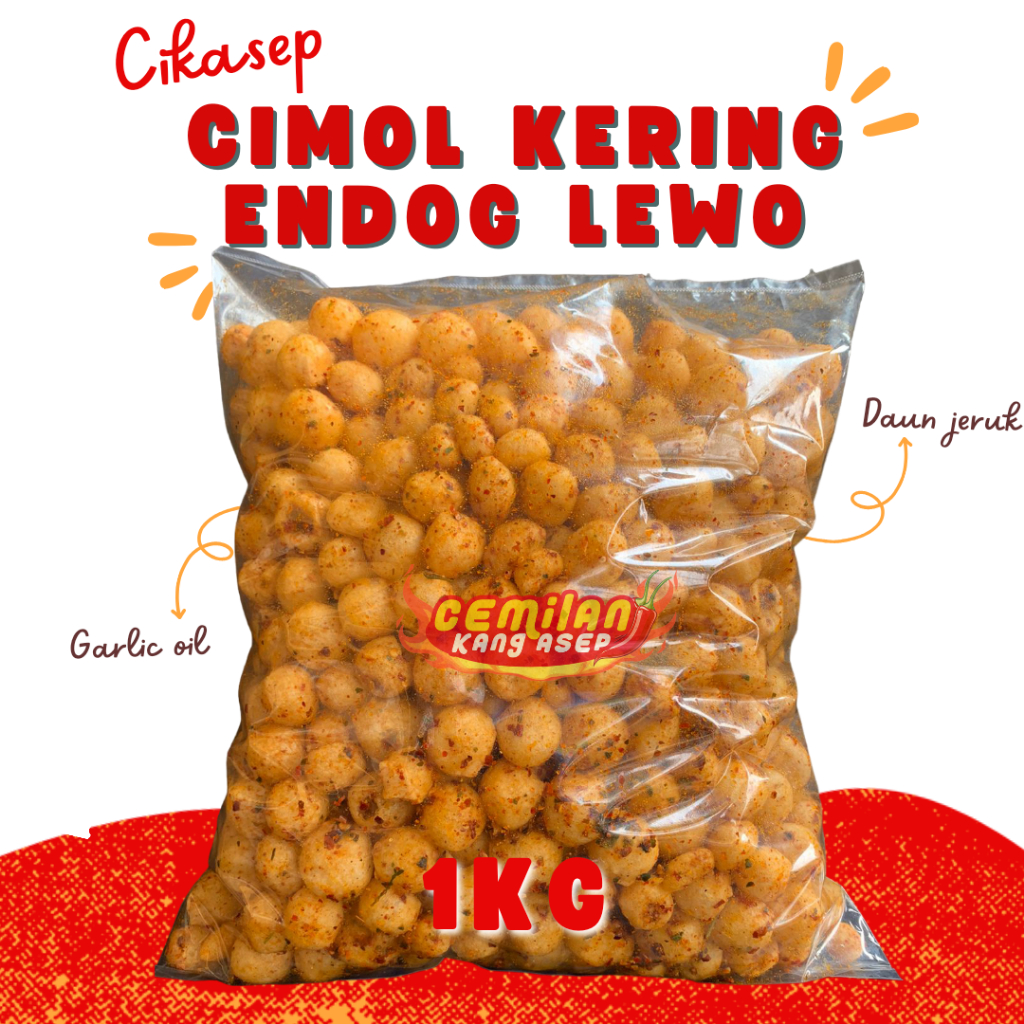 Jual Cimol Kering Endog Lewo Spesial Daun Jeruk Kemasan 1KG | Shopee ...