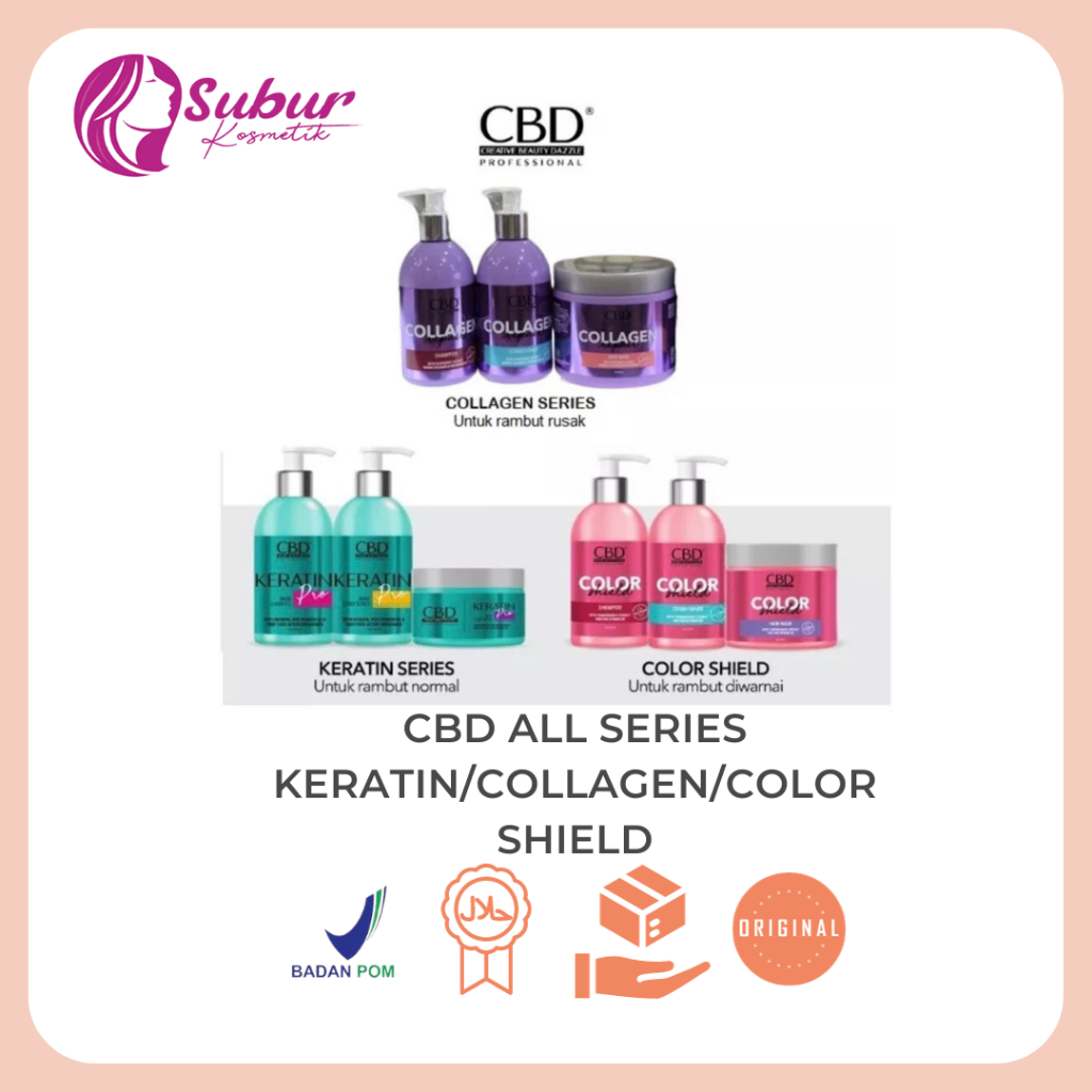 Jual CBD SERIES KERATIN PRO / COLOR SHIELD / COLLAGEN REPAIR VCI ...