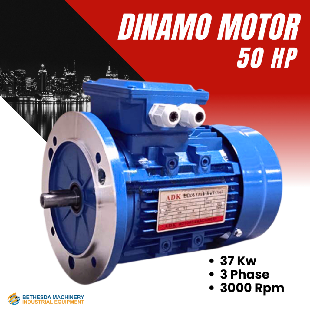 Jual Dinamo Motor 50HP Electrical 37KW 3000RPM 3Phase Electro Motor 50 ...