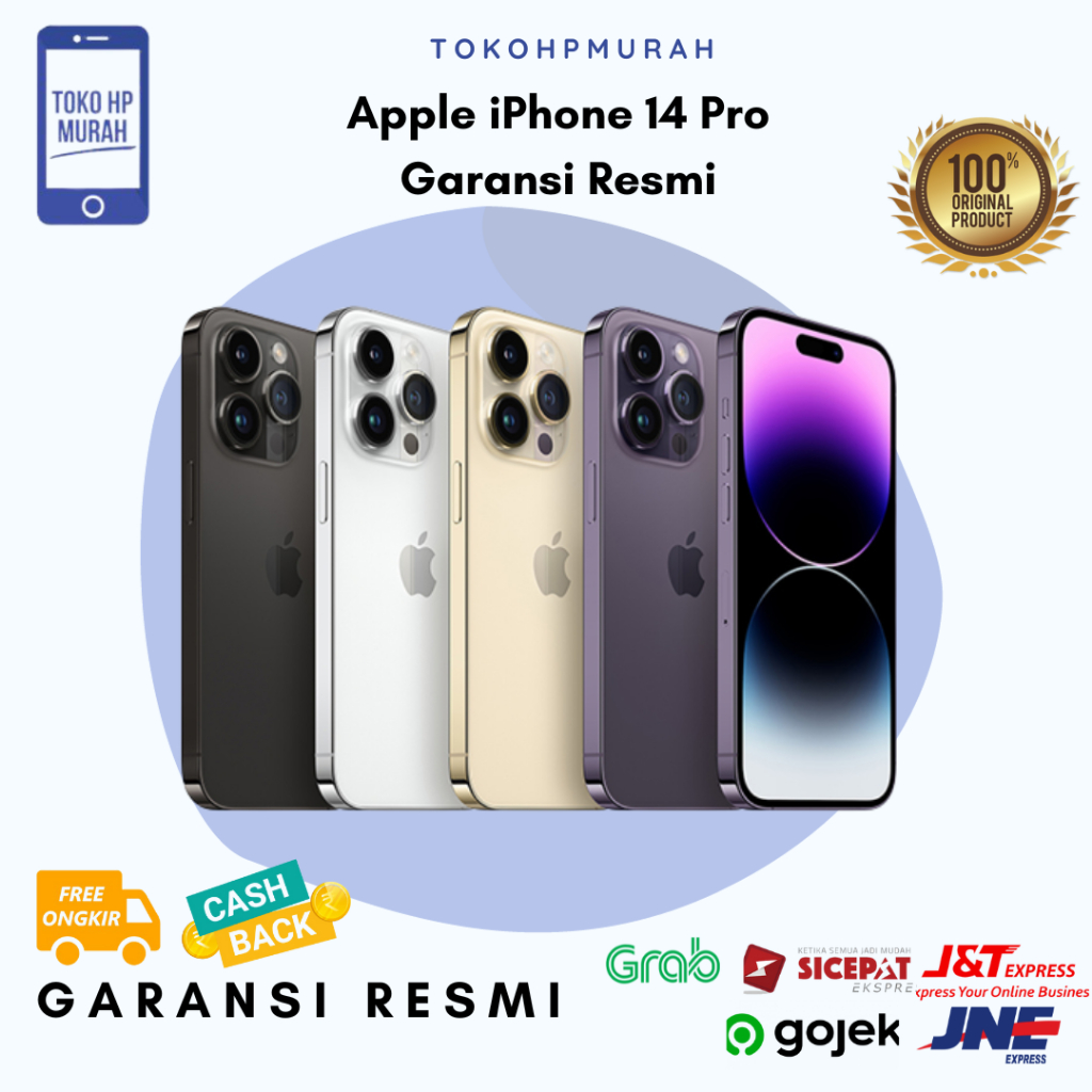 Jual iPhone 14 Pro 5G 1TB 512GB 256GB 128GB Garansi Resmi | Shopee ...