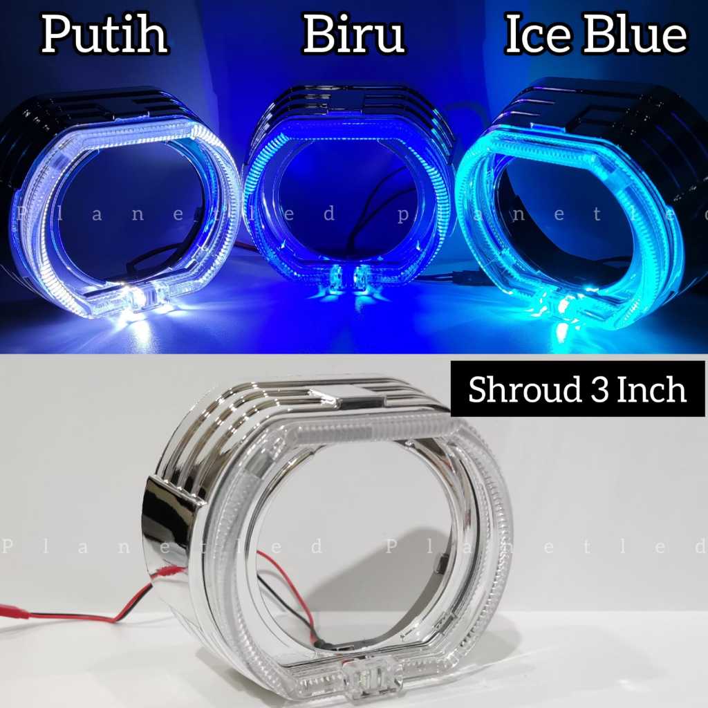 Jual Lampu LED Shroud 3 Inch Untuk Biled Projector 3 Inch PNP New Body ...