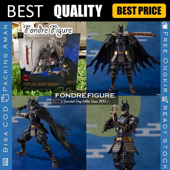 Jual SHF BATMAN NINJA SH FIGUARTS DC COMIC JAPANESE KATANA KUNAI JOKER ...