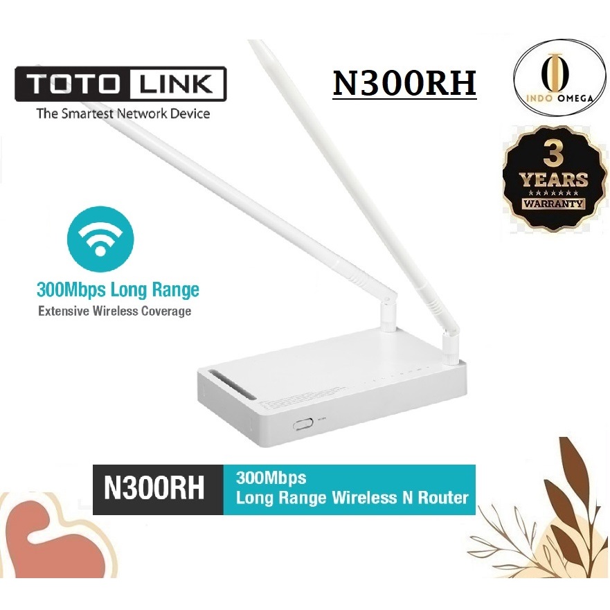 Jual TOTOLINK N300RH - 300Mbps Long Range Wireless N Router | Shopee ...