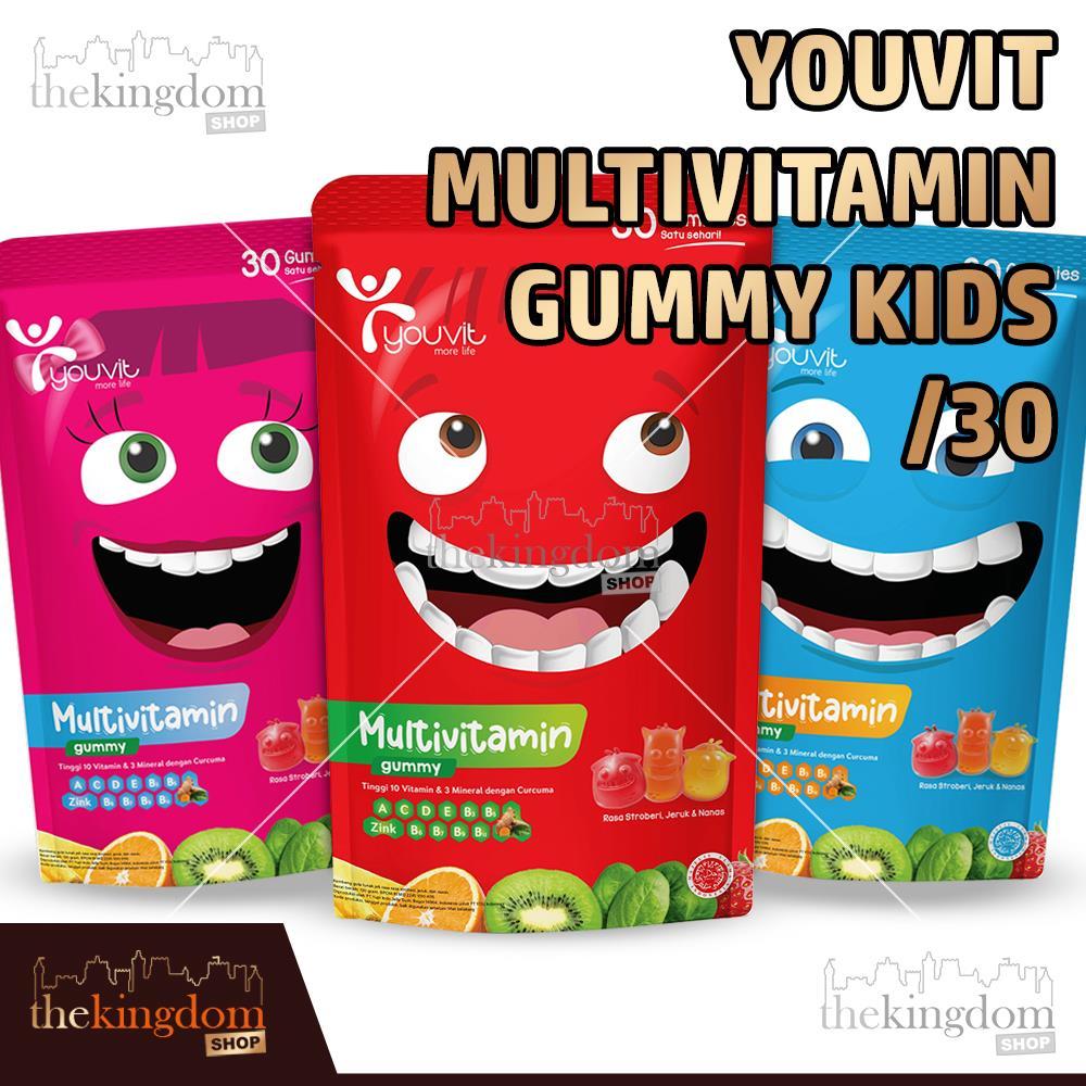Jual Youvit Multivitamin Gummy Kids Vitamin Anak 30 Days 30 Gummies | Shopee Indonesia