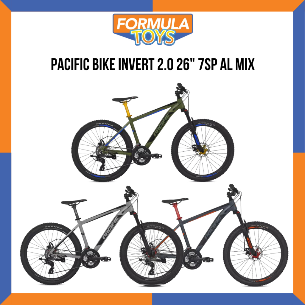 Jual SEPEDA GUNUNG PACIFIC BIKE INVERT 2.0 26" 7SP AL MIX | Shopee ...