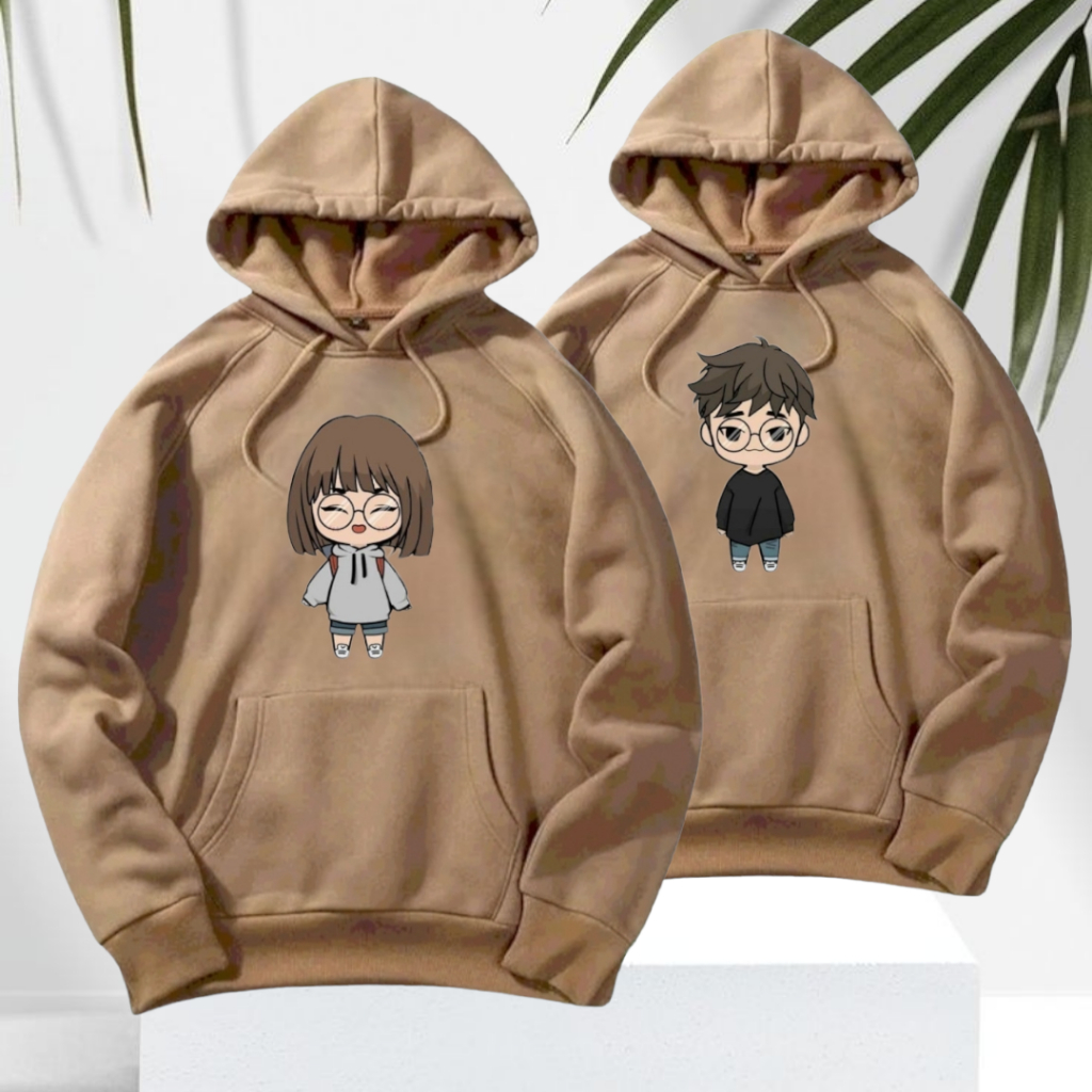 Jual jaket couple / sweater couple CC ANIME 001 / sweater couple ...