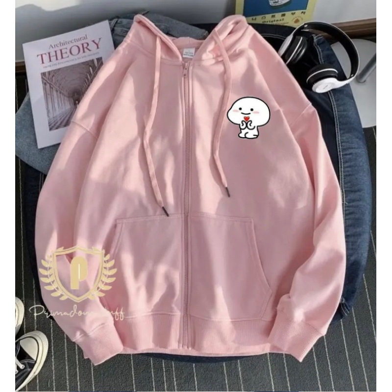Jual Jakett Zipperr sweater Hoodie resleting Pentol kawaii Hoodie ...