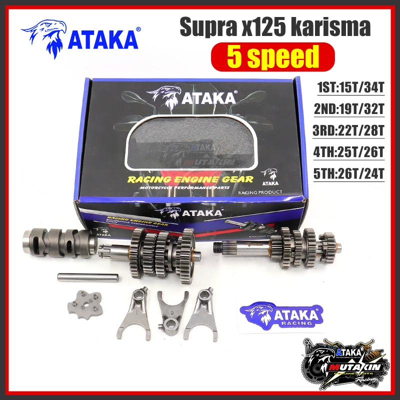 Jual ATAKA Racing gigi rasio racing gearbox rasio 5 speed Kph honda ...