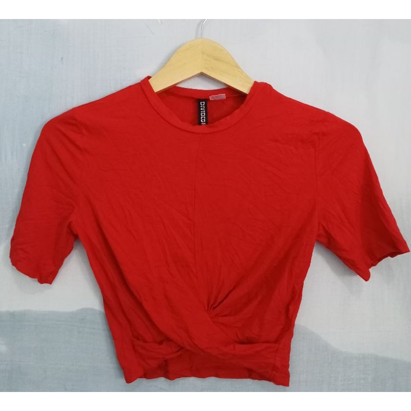 Jual Crop Top premium Merah (PL) | Shopee Indonesia