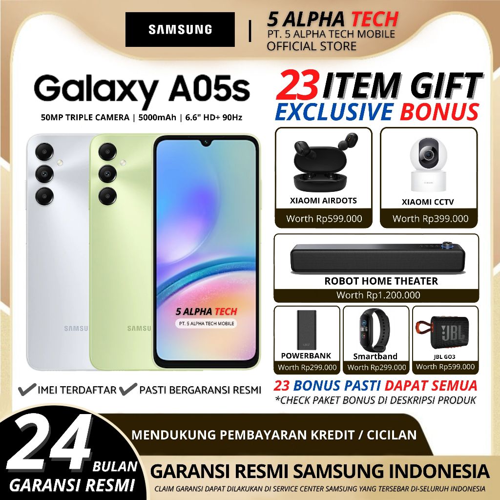 Jual SAMSUNG Galaxy A05s | A05 6/128GB 4/128GB 4/64GB Garansi Resmi ...