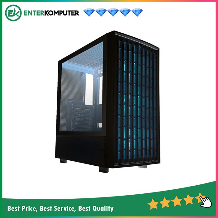 Jual CUBE GAMING ARFEL BLACK ATX LEFT SIDE TEMPERED GLASS - Casing PC ...