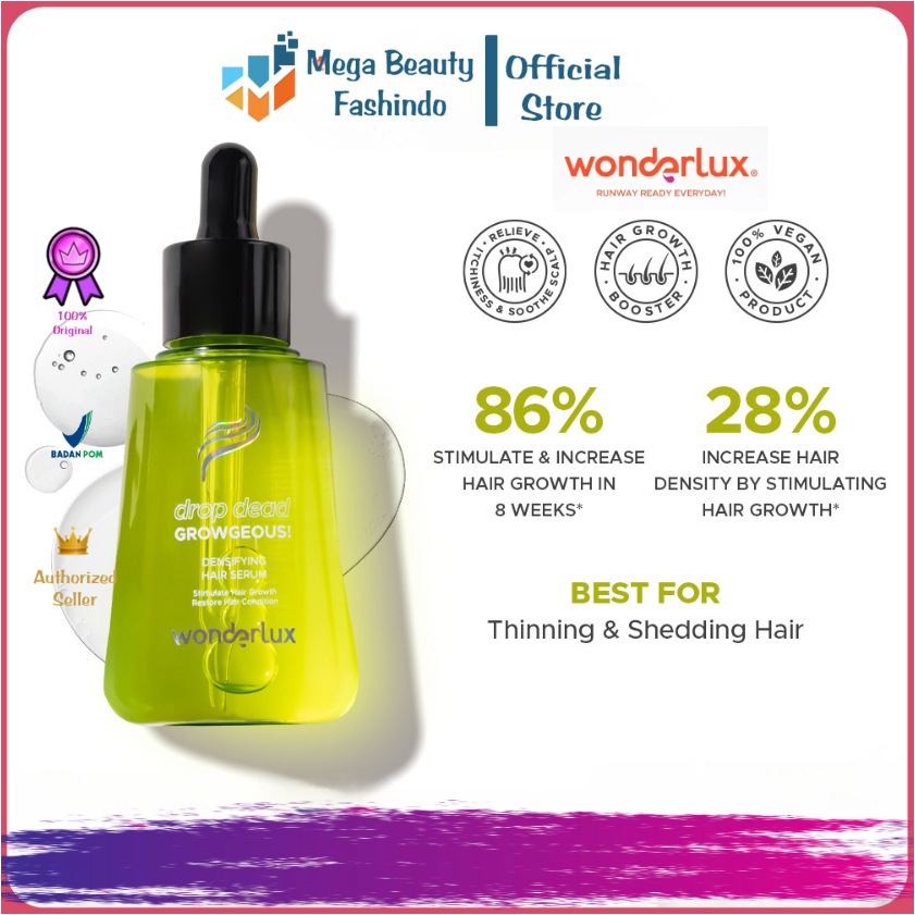 Jual Wonderlux Drop Dead Growgeous! Series Densifying Hair Serum Hair ...