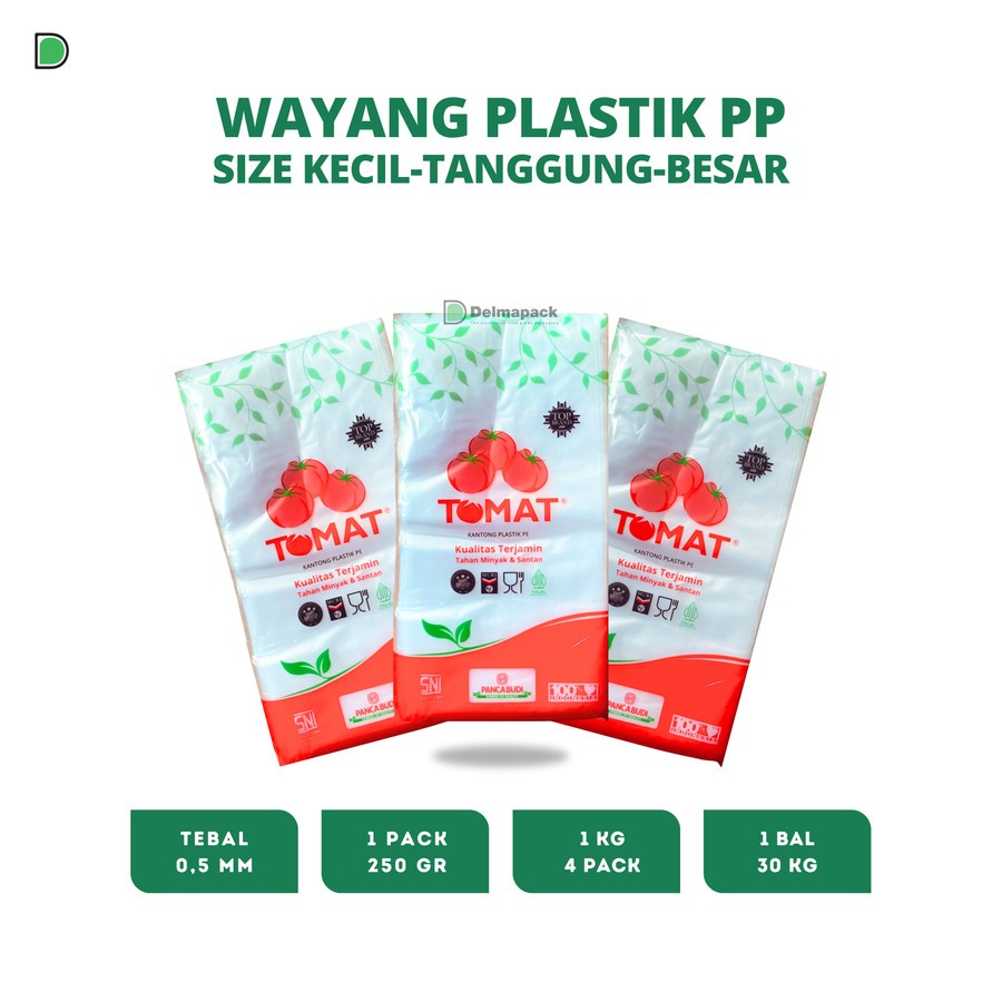 Jual Plastik Tomat / Plastik PE Bening Tomat Ukuran Kecil Tanggung ...