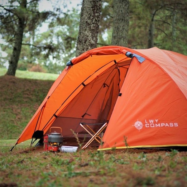 Jual TENDA CAMPING DOME LWY COMPASS 4P DOUBLE LAYER FIBER FRAME ...