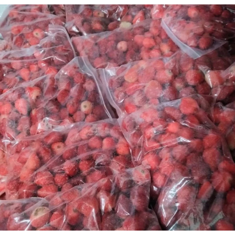 Jual STRAWBERRY FROZEN 1Kg / STRAWBERRY BEKU / STOBERI BEKU | Shopee ...