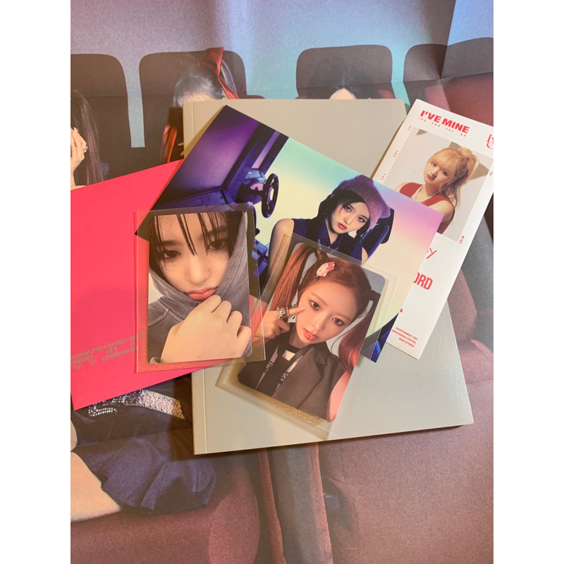 Jual OFFICIAL IVE MINE PHOTOCARD YUJIN & REI + GAEUL ELEVEN CARD ...