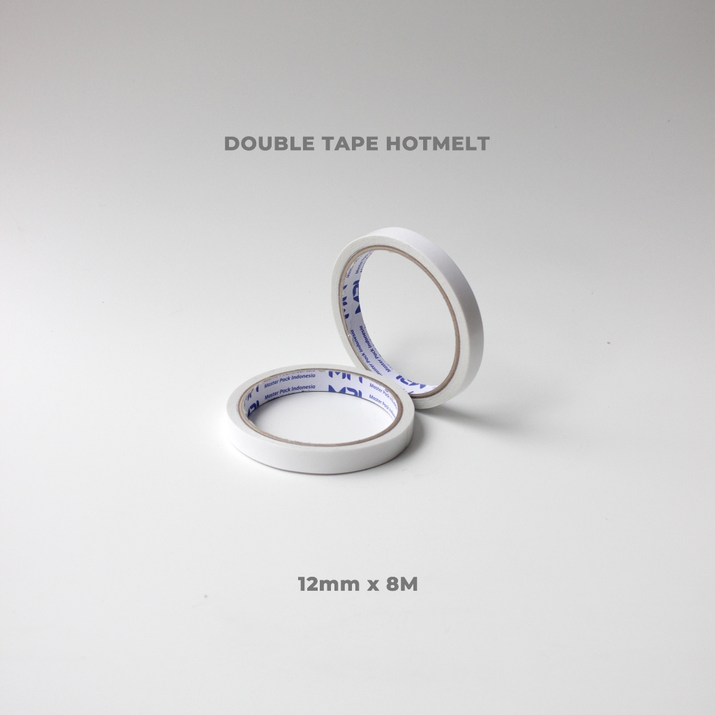 Jual Double Tape 12 mm MPI - Double Tape Kertas 12mm MPI | Shopee Indonesia