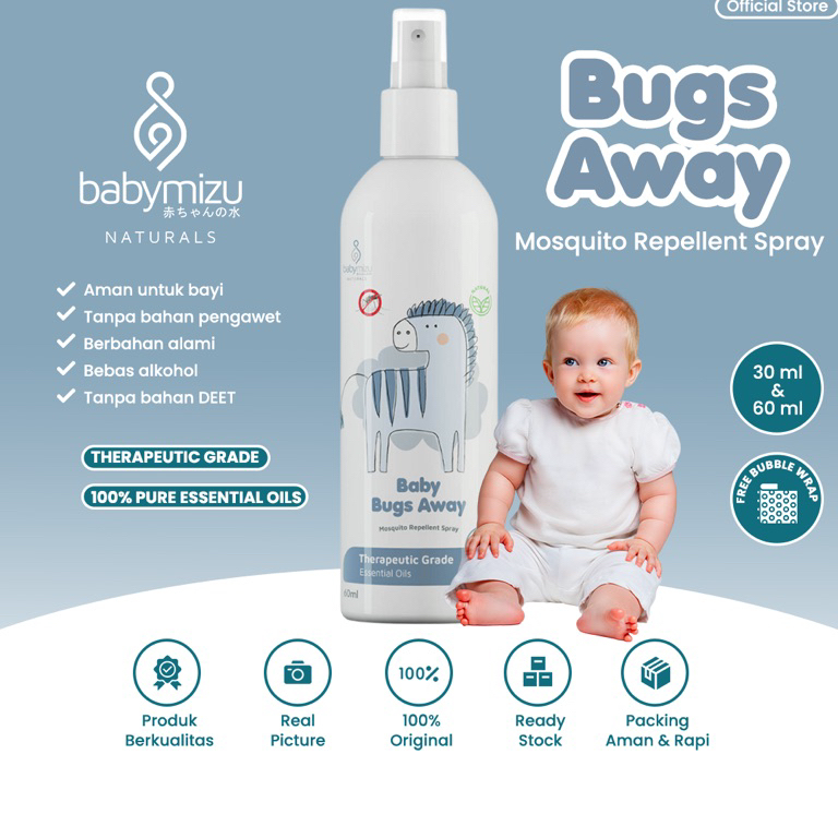Jual Star BABYMIZU Bugs Away - Spray Anti Nyamuk Bayi Natural No ...