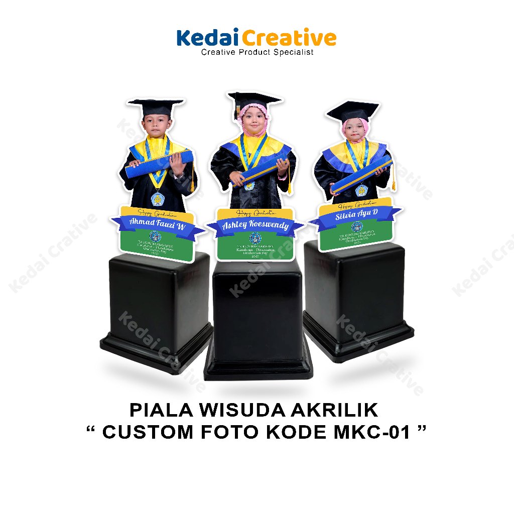 Jual Piala Wisuda Akrilik Anak TK / Paud - Kastem Foto | Shopee Indonesia