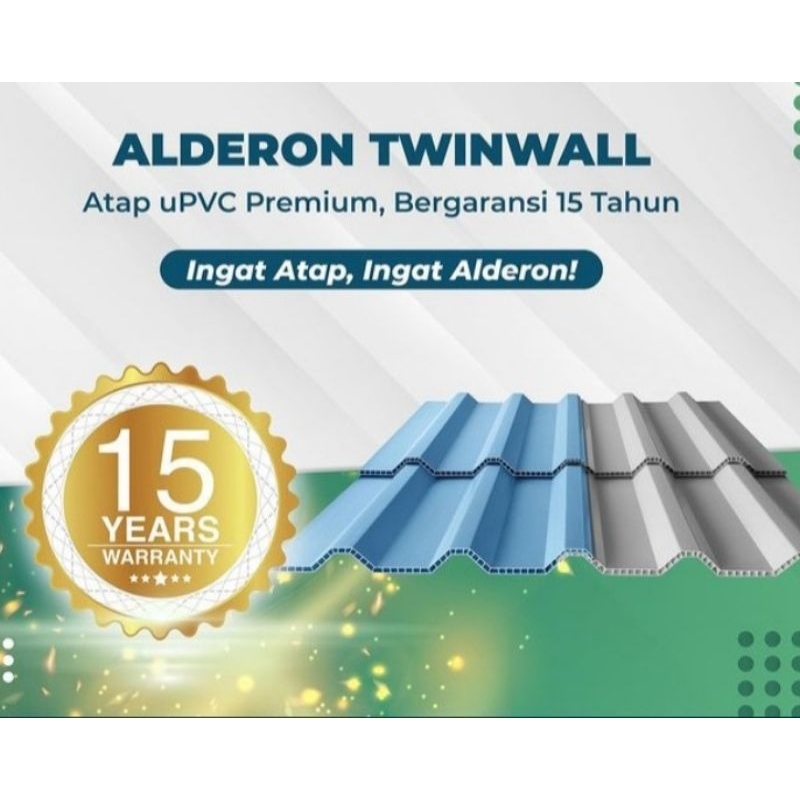 Jual Atap Upvc Alderon twinwall 830 | Shopee Indonesia