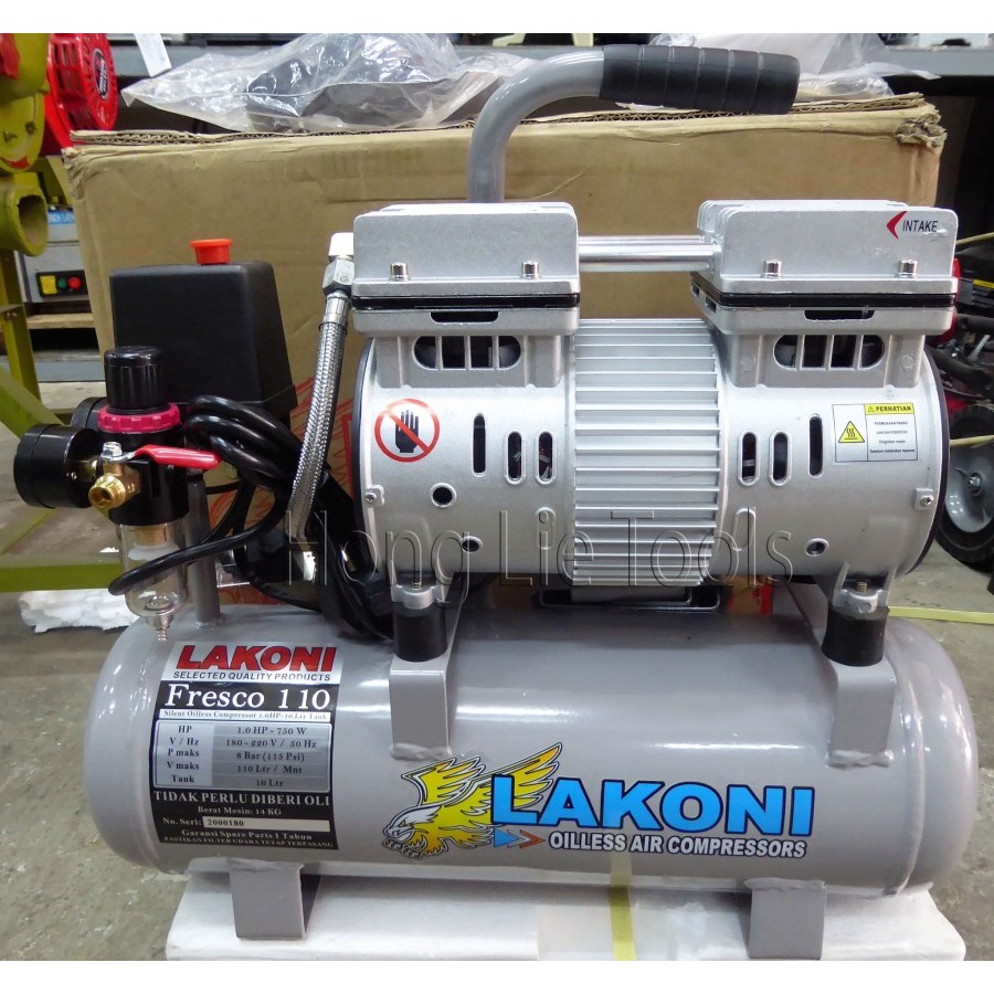 Jual Lakoni Fresco 110 3/4 HP Kompressor Kompresor Compressor Tanpa Oli ...