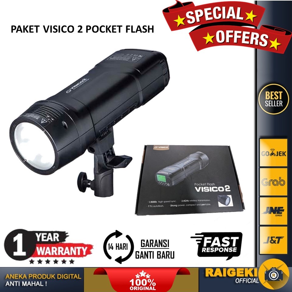 Jual PAKET VISICO 2 POCKET FLASH | Shopee Indonesia