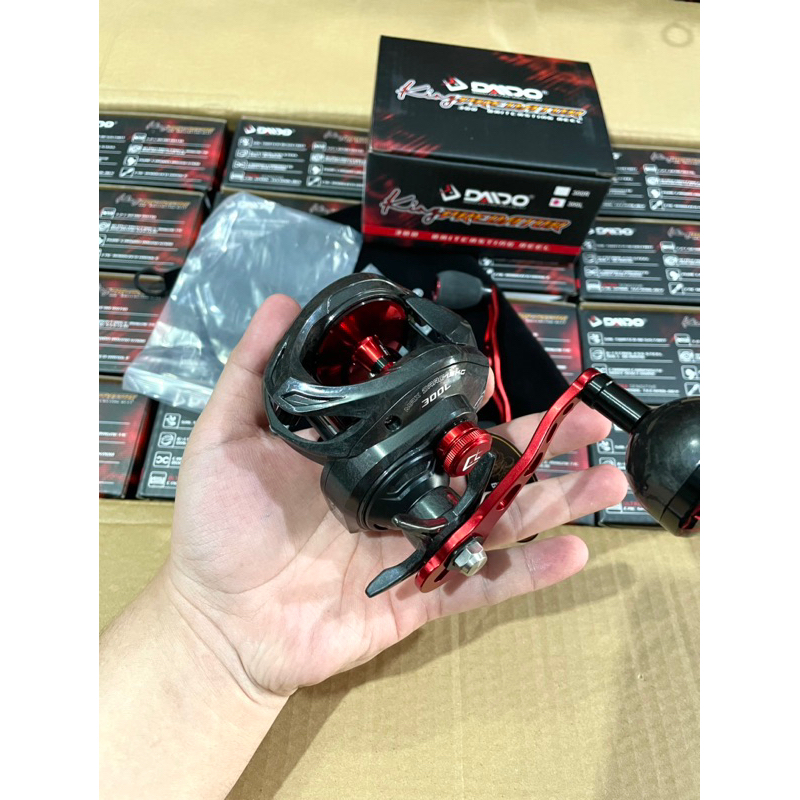 Jual REEL DAIDO KING PREDATOR BC 300L (KIRI) | Shopee Indonesia