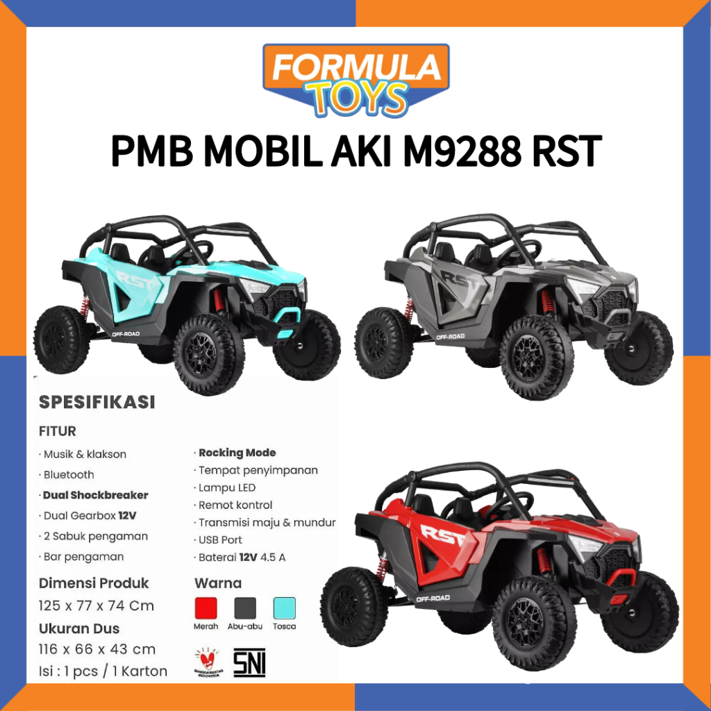 Jual MOBIL AKI ANAK PMB MOBIL AKI M9288 RST | Shopee Indonesia